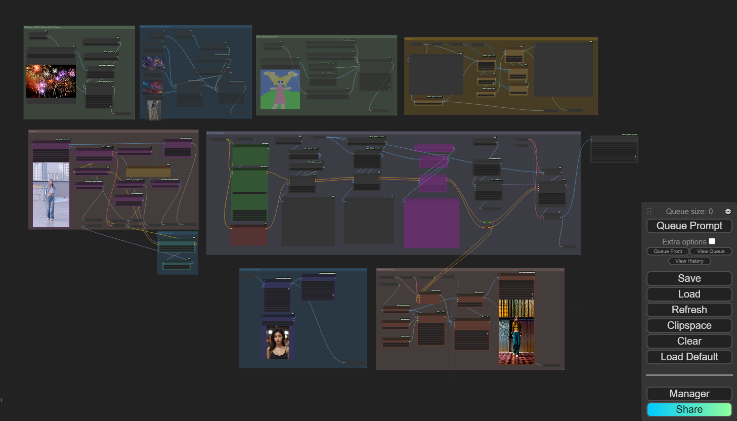 New Workflow Update: Stable Diffusion Animation for Background & Outfit Color Changes! - Future ...