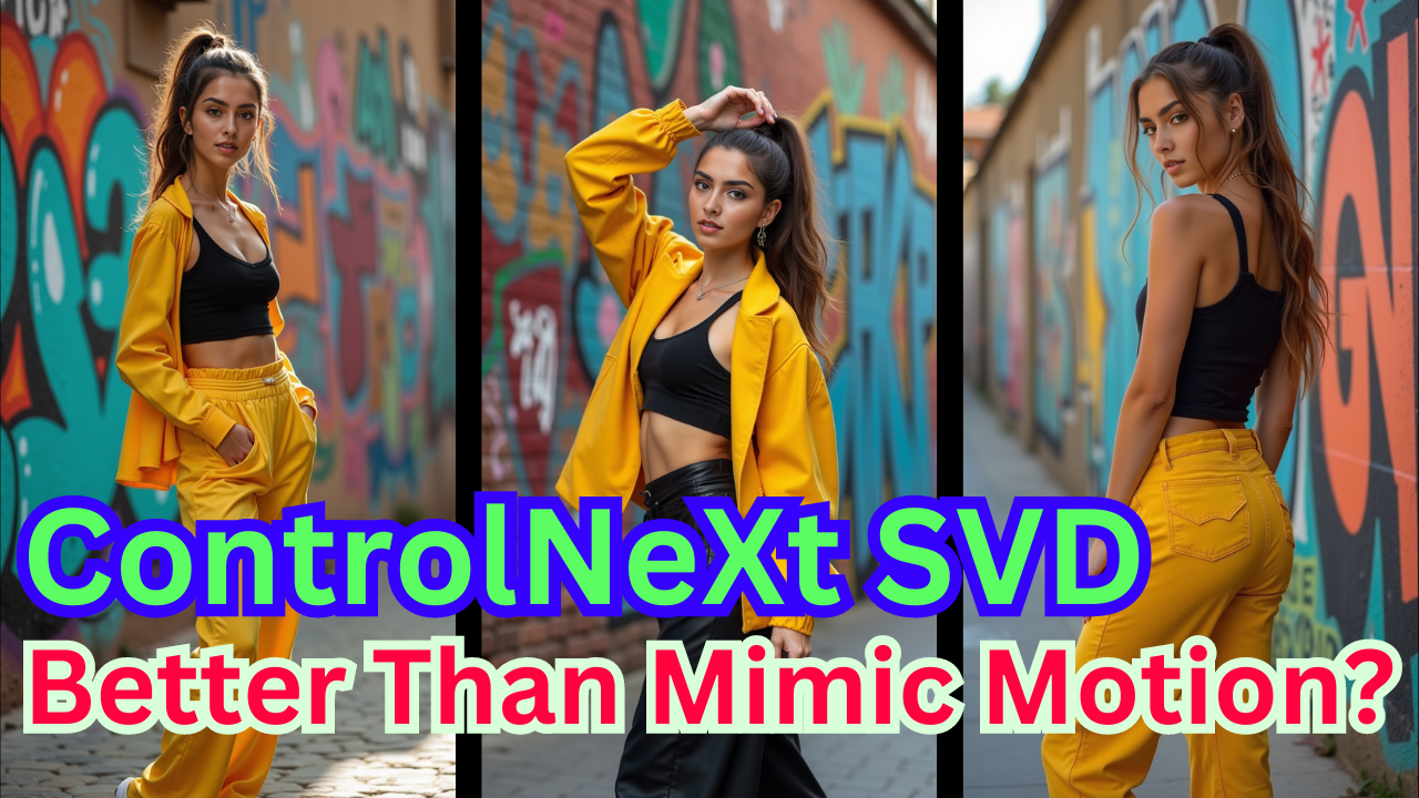 ControlNeXt SVD Better Than Mimic Motion? Tutorial & Comparison - Future Thinker